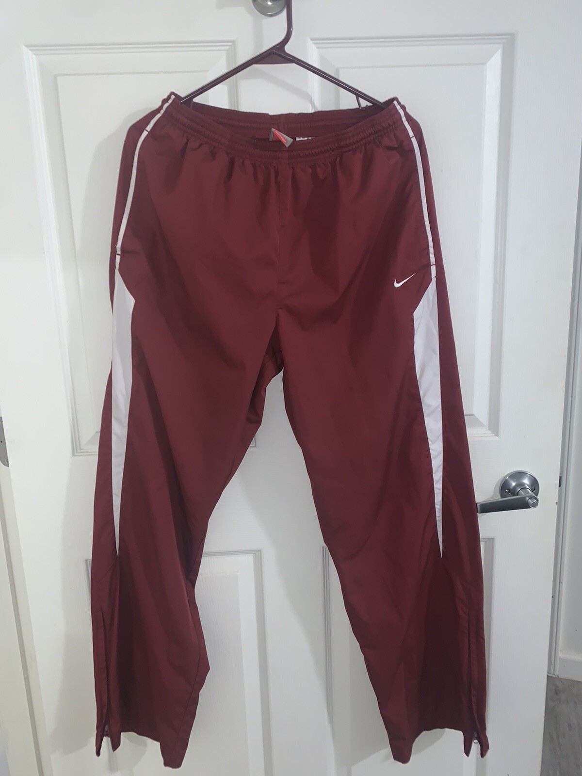 vintage Nike team gray tag maroon sweatpants size medium | eBay