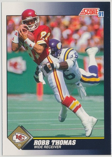 Robb Thomas - Kansas City Chiefs - 1991 Score Football - Base - #534 | eBay
