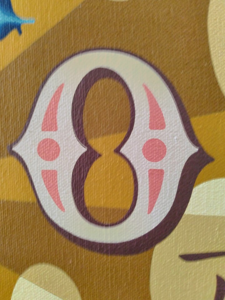 Original Painting on Canvas; "#0 (Count Down Series)' | eBay