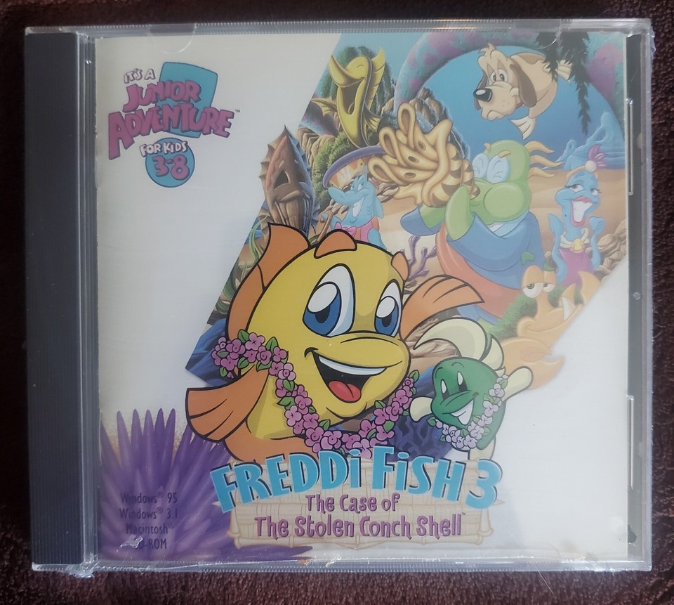 Freddi Fish 1, 2, 3, 4, 5 and Maze Madness all New | eBay