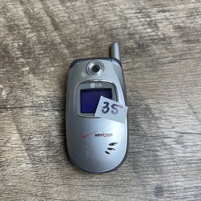 LG VX5300 Silver Bluetooth LCD Screen Verizon Cellular Numeric keypad ...