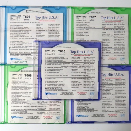 Top Hits USA 5 Set Lot Compilation CD’s T Series Various Artists Styles ...