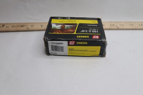 Grip Rite Cement Coated Sinker Nail 1 lb. 10D 2-7/8 10CTDSKR1 ...