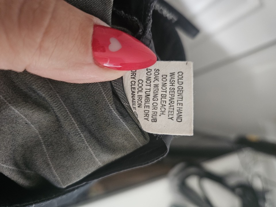 Sportscraft Womens Cropped Pants Size 18 Blue With White Pinstripe ...