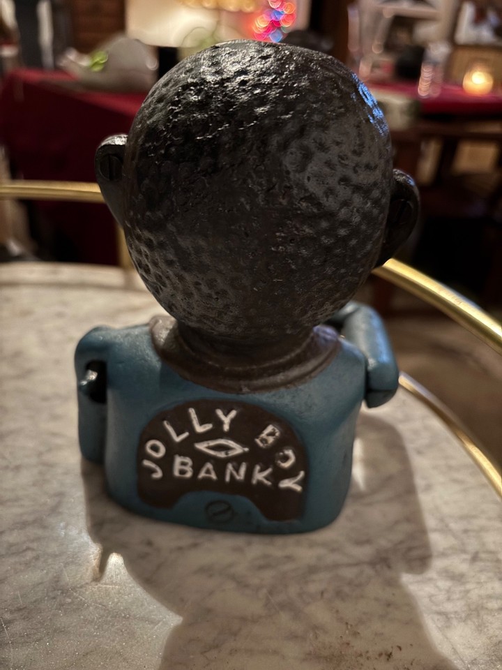 Antique Man Cast Iron Bank | eBay