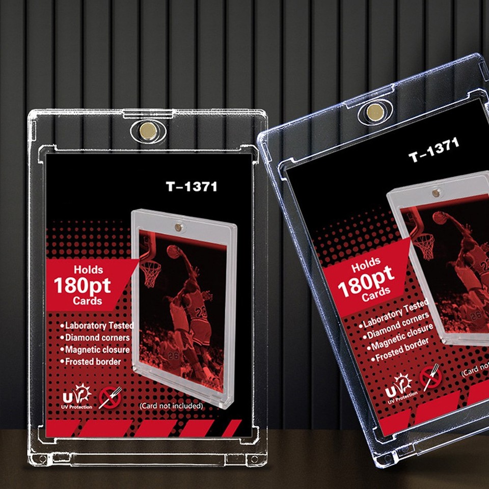 55-180PT Magnetic Card Holder For Trading Card Protector Case Hard Baseball Card | eBay