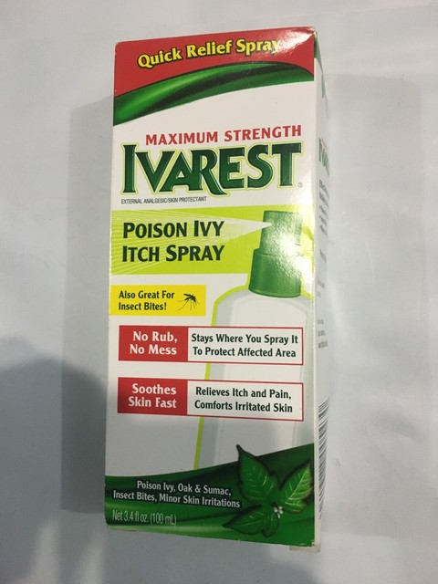 Ivarest Poison Ivy Itch Spray 3.4 Ounce Shelfpull for sale online | eBay