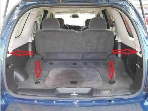 Rear Trunk Envelope Style Mesh Organizer Cargo Net for GMC ENVOY 2002 ...