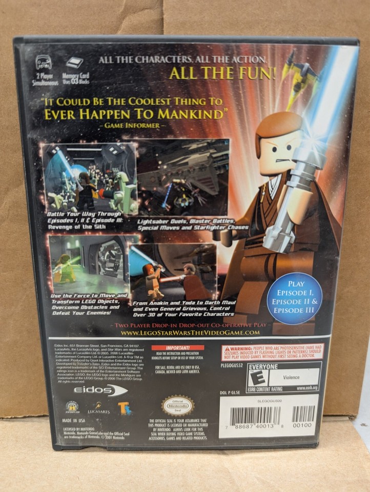 LEGO Star Wars: The Video Game Player's Choice (Nintendo GameCube, 2006 ...