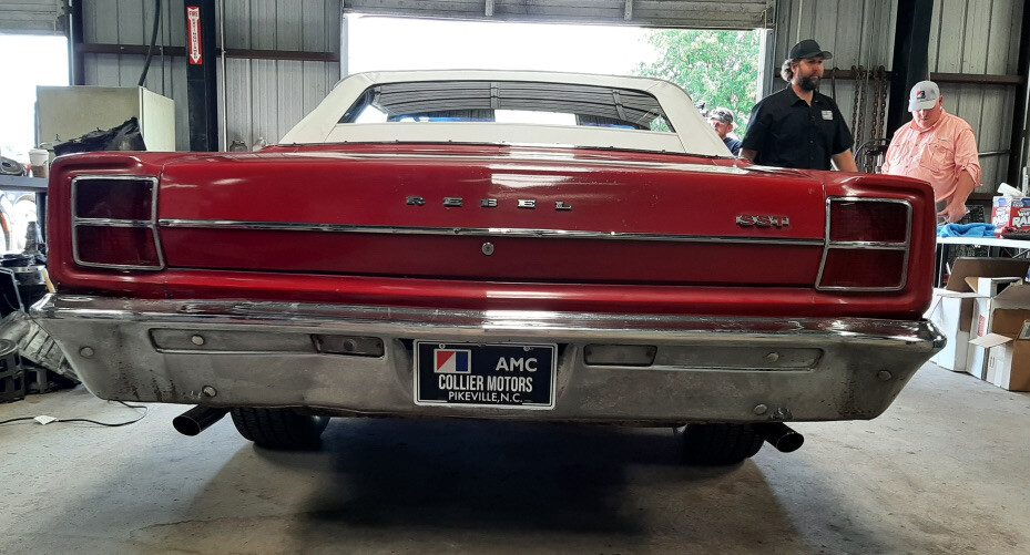 METAL COLLIER MOTORS AMC American Motors Dealer License Tag Plate ...