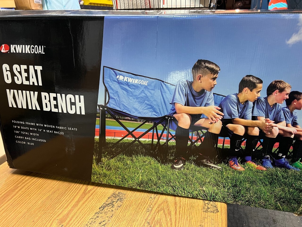 Kwik Goal 6 Seat Kwik Bench Soccer Bench | eBay