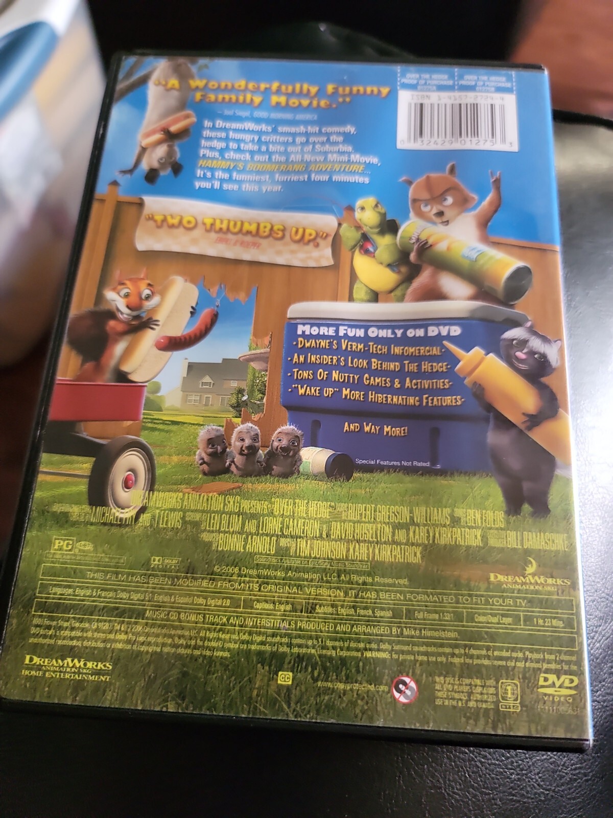Over the Hedge (DVD, 2006, Widescreen Version) 97361176741| eBay