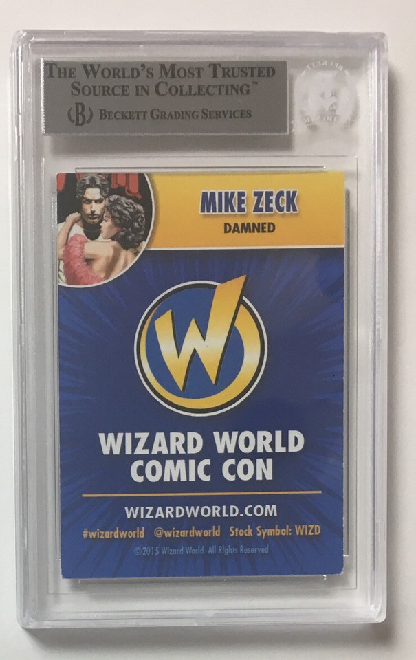 MICHAEL MIKE ZECK SIGNED DAMNED 2015 WIZARD WORLD COMIC CON SP BECKETT ...