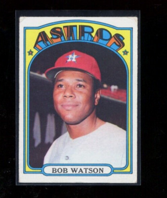 1972 Topps MLB Baseball Bob Watson Houston Astros Card #355 UNGRADED | eBay