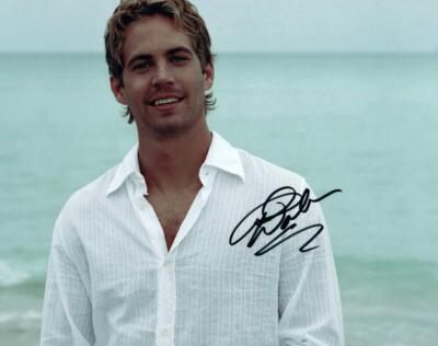 Paul Walker 8x10 signed Photo autographed Picture + COA | eBay
