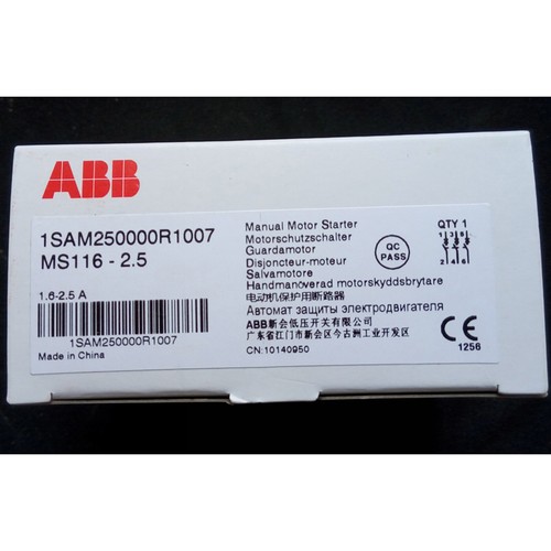 one new ABB MS116-2.5 1SAM250000R1007 Circuit Breaker Fast Shipping | eBay