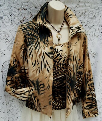 ☆NIENHAUS&LOTZ Germany ☆ Beautiful Quality Vest & Jacket Set Animal ...