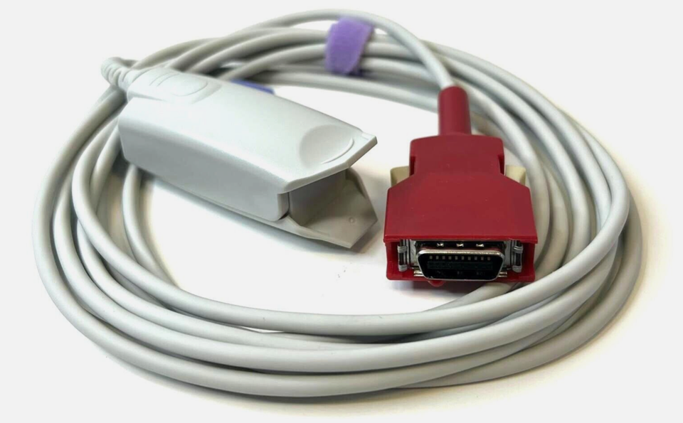 ZOLL X Series Masimo Rainbow Compatible SpO2 Direct-Connect Adult Clip ...