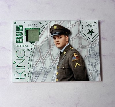 2024 Leaf Elvis Presley Icon Collection Fit For A King Worn Wardrobe ...