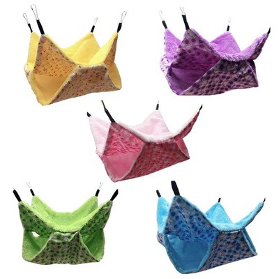 Warm Soft Hanging Small Pet Cage Hideout Tunnel Cave for Ferret Pig ...