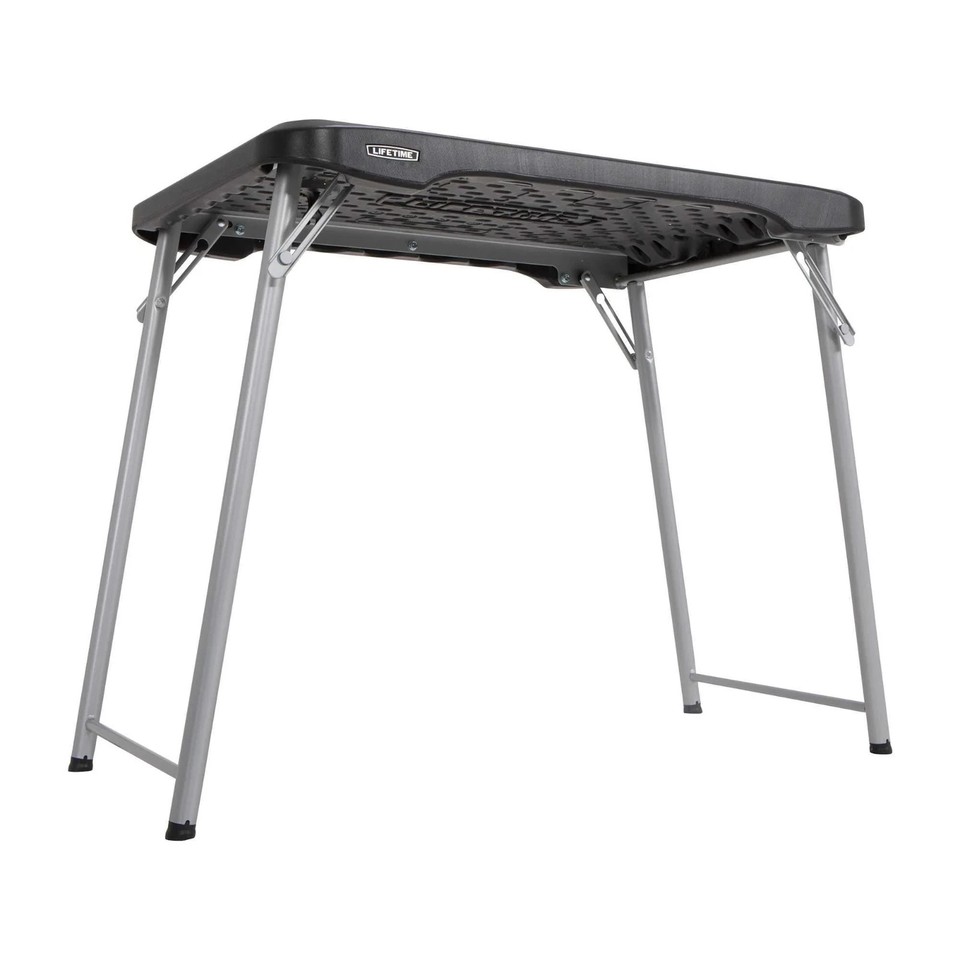Lifetime 30 inch Personal Rectangle Folding Table, Indoor/Outdoor ...