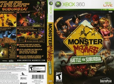 Monster madness battle for suburbia (us) inlay/cover art | eBay UK