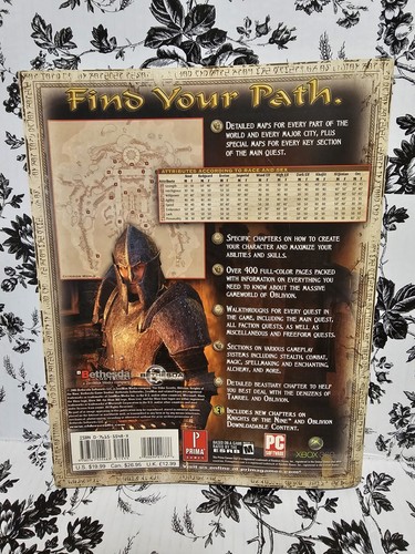 Prima Official Game Guides: Elder Scrolls IV : Oblivion by Prima Games ...