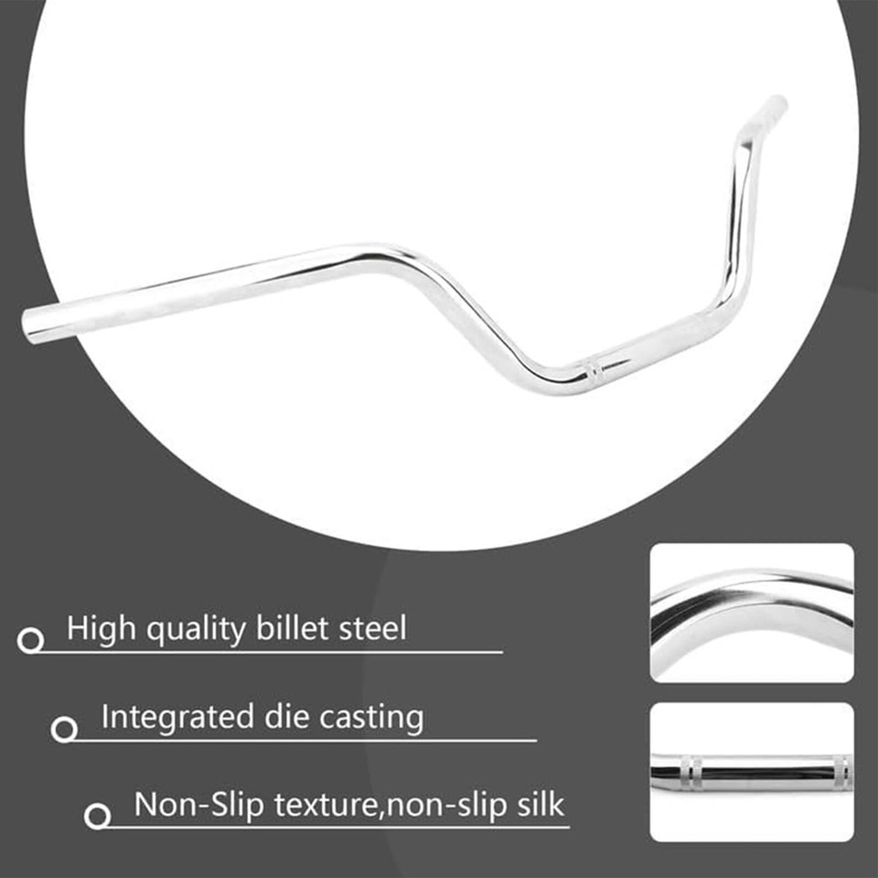 7/8'' 22mm Motorcycle Drag Bars Motorbike Handlebars For Yamaha V-Star ...