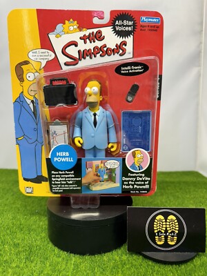 2002 The Simpsons World Of Springfield HERB POWELL Interactive Action ...