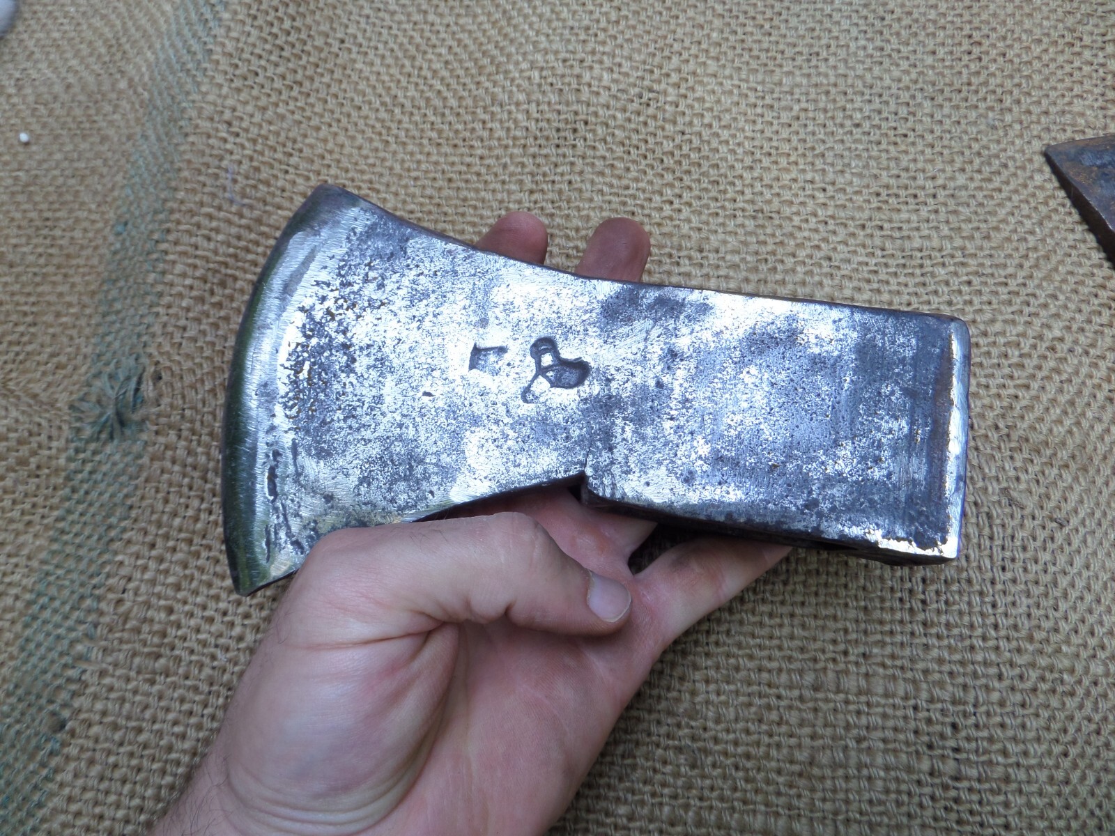 OCHSENKOPF VINTAGE GERMAN ANTIQUE BOARD AXE HEAD OX HEAD HATCHET ...