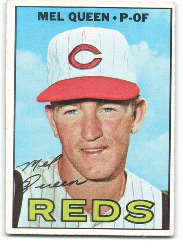 1967 Topps #374 Mel Queen EX++ Excellent++ Reds ERR ID:328629 | eBay