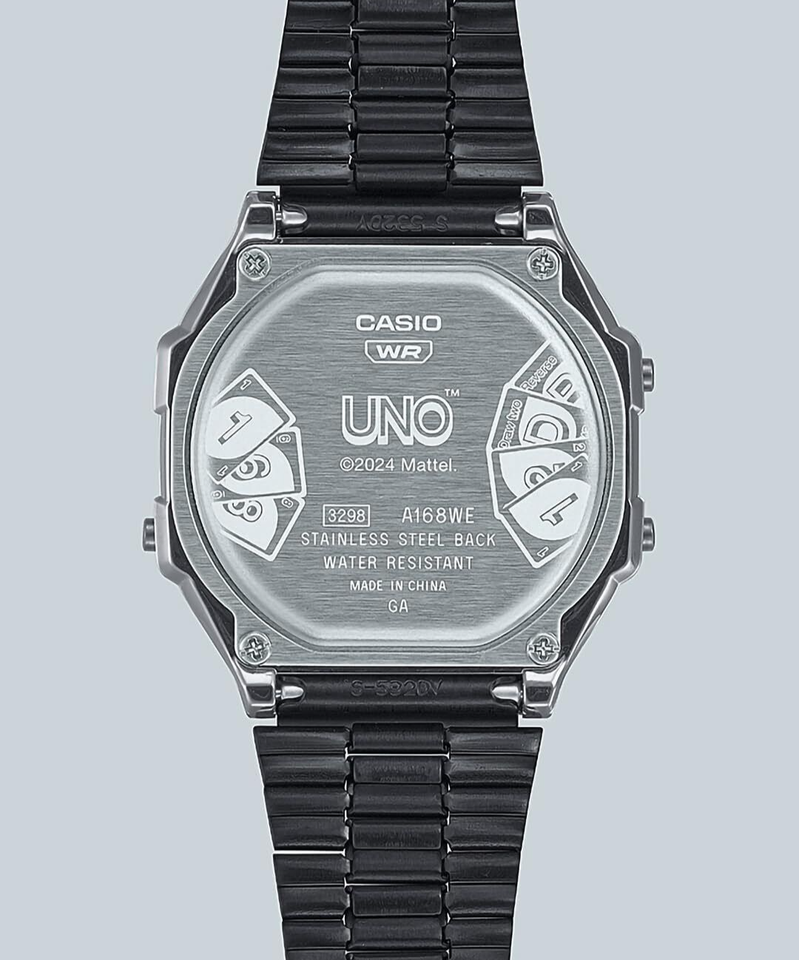 CASIO CLASSIC Limited A168WEUC-1A UNO Collaboration Wild Card Unisex ...