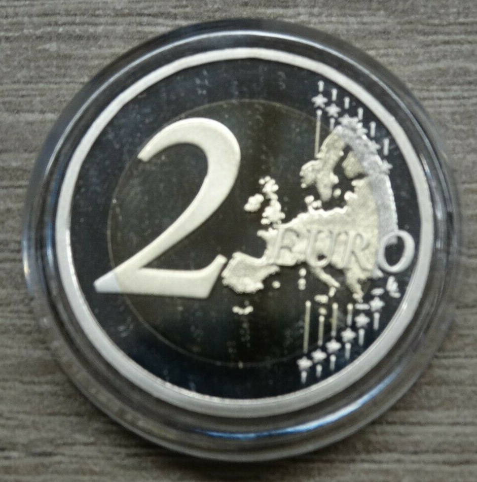 2 Euro Slowenien 2023 150. Geburtstag von Josip Plemelj Proof Polierte ...