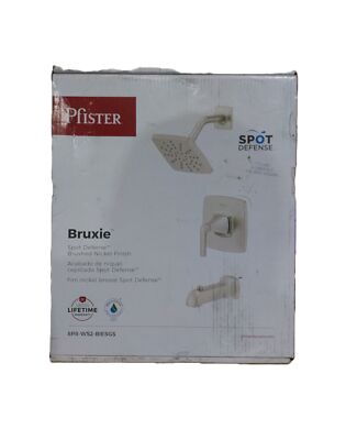 Pfister Bruxie 1-Handle Tub and Shower Faucet in Spot Defense Brushed ...