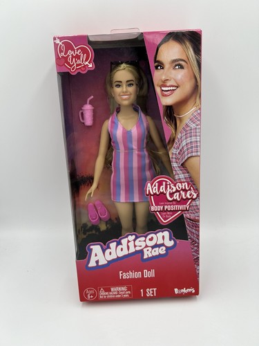 Addison Rae TikTok 11" Fashion Doll Addison Cares Body Positivity ...
