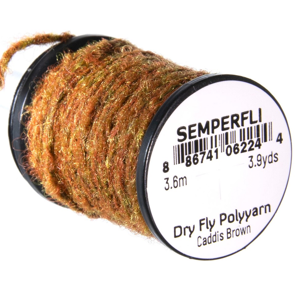 SEMPERFLI DRY FLY POLY YARN - Fly Tying Material - 28 Colors Available ...