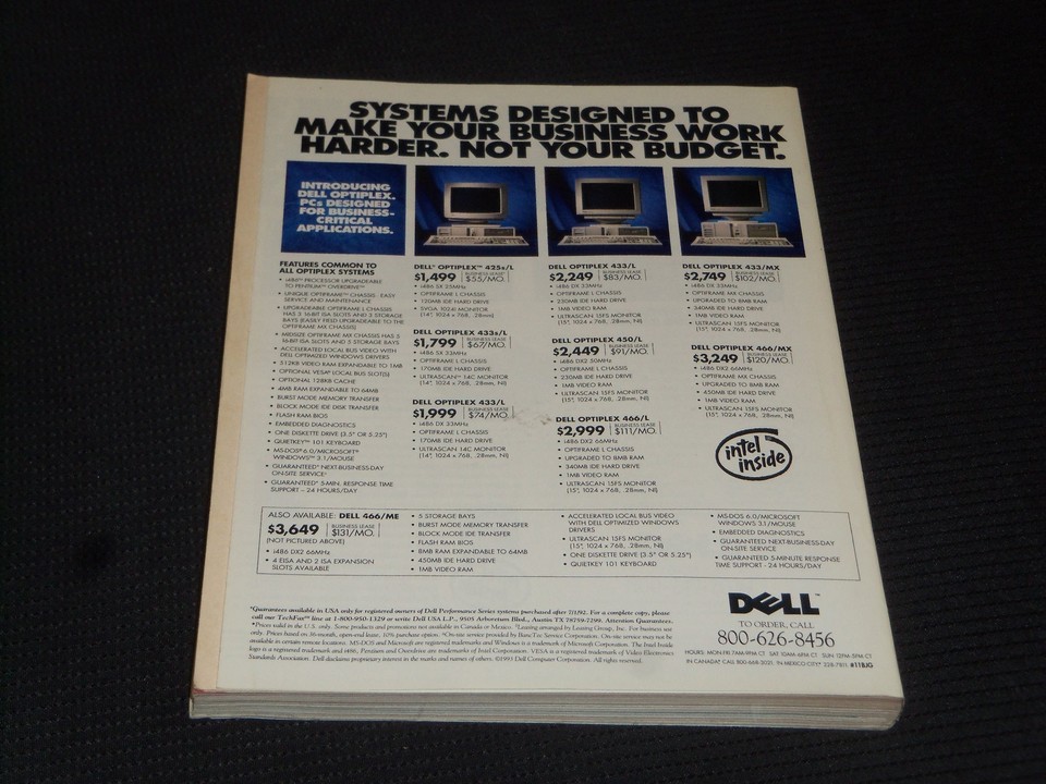 1993 NOVEMBER 23 PC MAGAZINE MAGAZINE - PRINTER ISSUE COVER - O 15278 ...