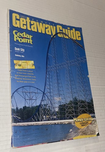 Vintage 2001 Cedar Point Getaway Guide Mag w Michael Jordan IMAX ad ...