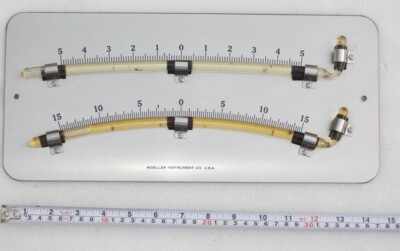LARGE 15 inch MOELLER INSTRUMENT CO. SHIPS SUBMARINE TWIN TUBE ...