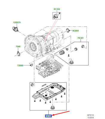 LAND ROVER RANGE ROVER VELAR L560 Transmission Oil Pan LR114012 NEW ...