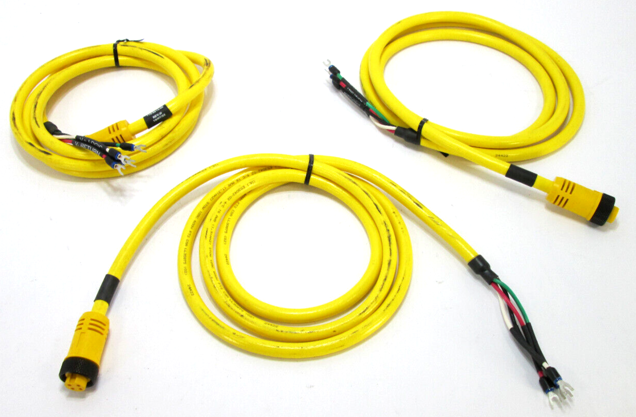 ** LOT OF 3 ** E53042-02 - 79" - 4C 16 AWG 600V CABLES - FT2 CSA ...