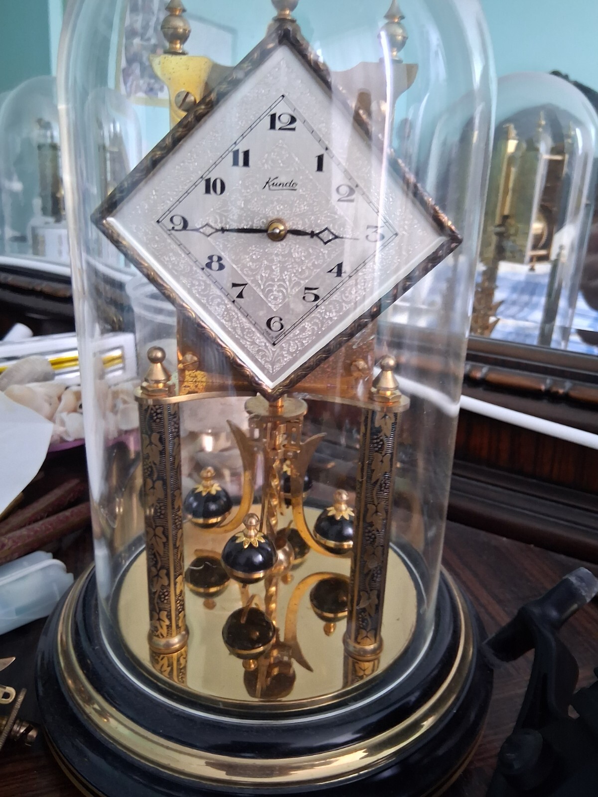 VINTAGE KUNDO ANNIVERSARY CLOCK only one of its kind! Romb just listed ...