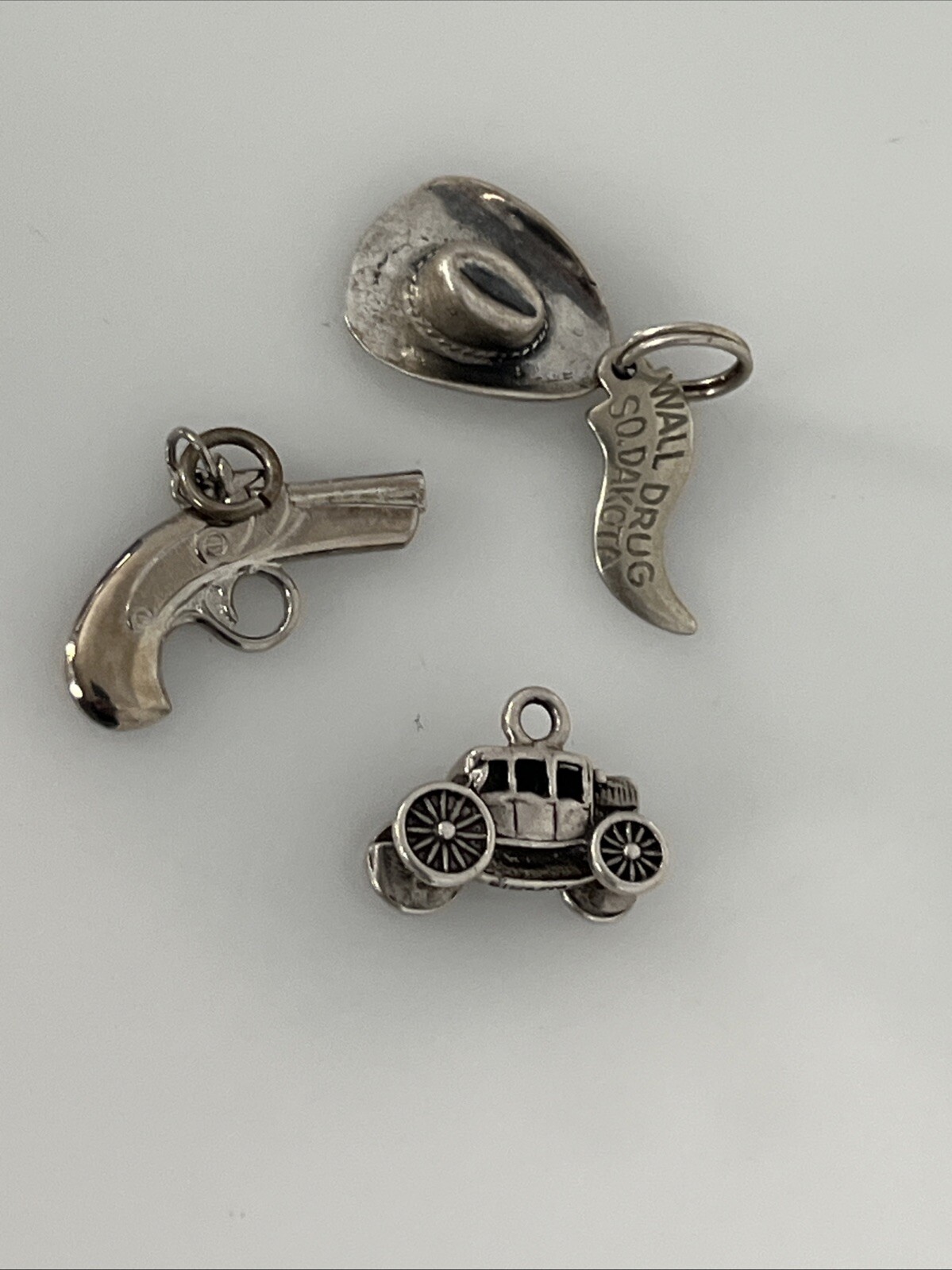 Vintage Sterling Silver Revolver/Gun - Hat - Stagecoa… - Gem