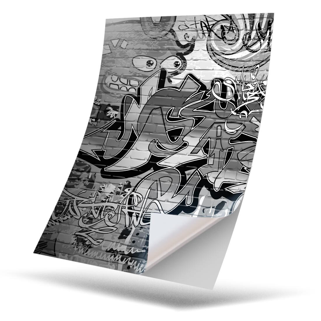 1 x Vinyl Sticker A4 - BW - Graffiti Wall Art Artistic #41372 | eBay UK