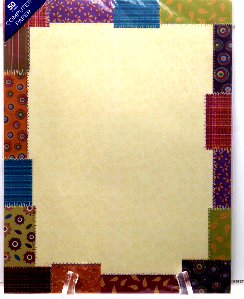 Border Computer Paper Decorative 3 pks Roses Celebration Patchwork 45 ...