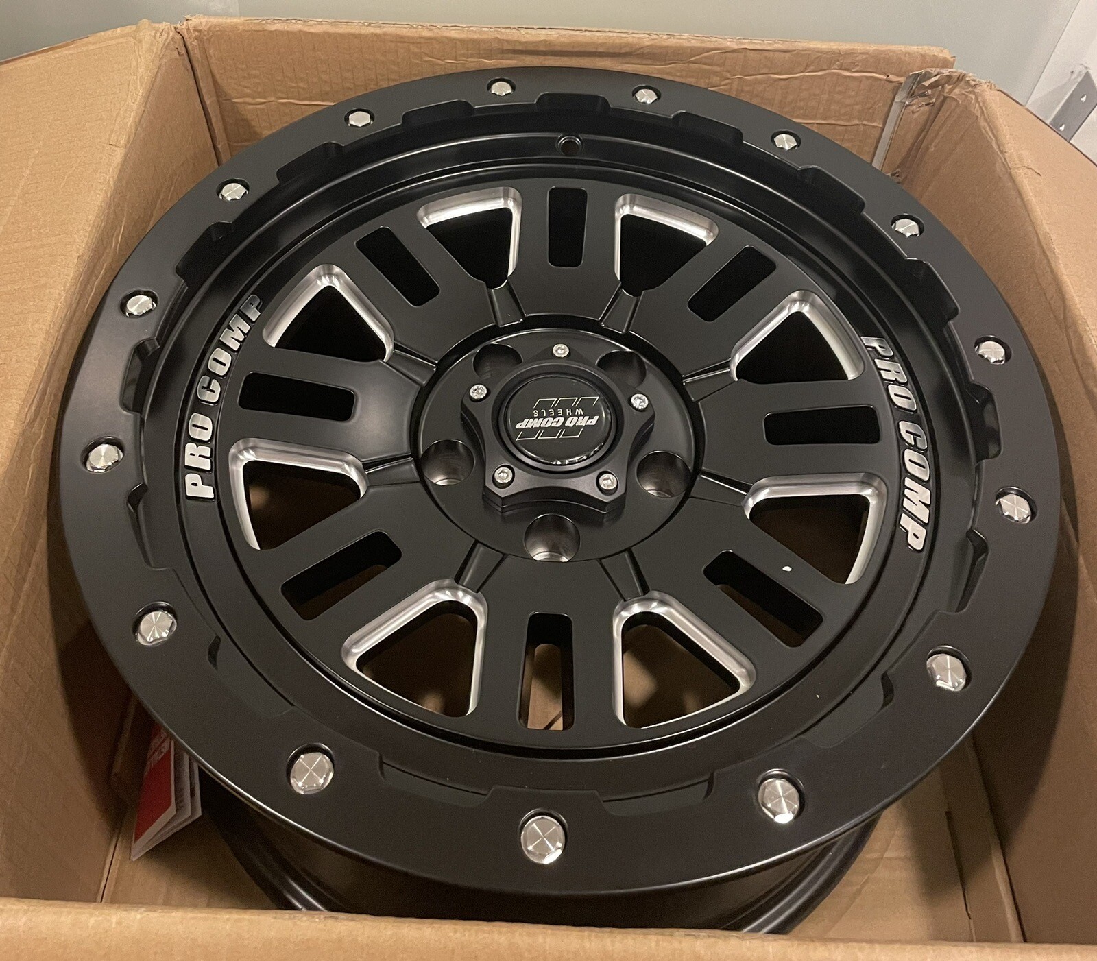 Pro Comp 5161-897350 18x9 5x5 0mm Offset Satin Black Milled One Piece ...