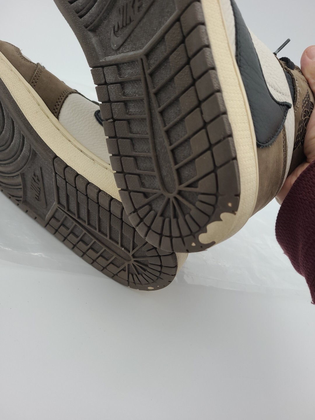 Size 10 - Jordan 1 Retro OG x Travis Scott High Mocha DS Rare Reverse ...