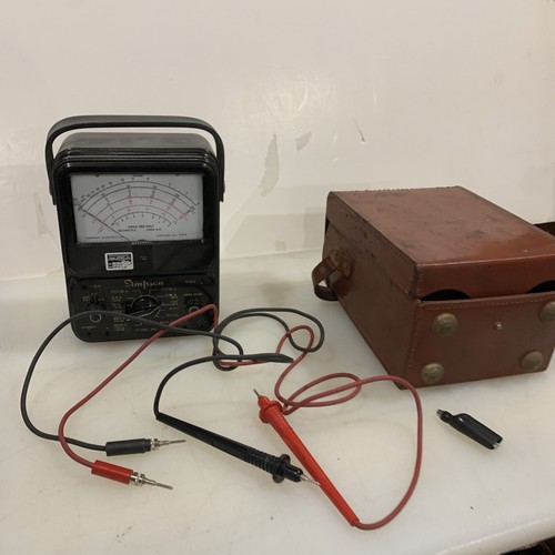 Simpson 260 Series ~ 8 Analog Multimeter + leather case & wires | eBay