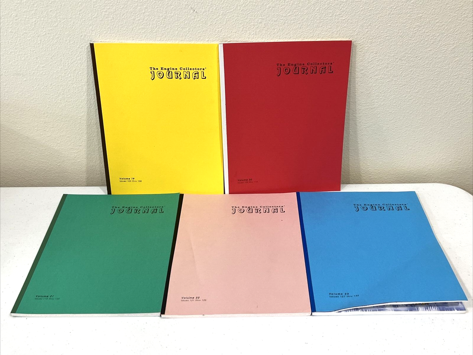 RARE The Engine Collectors' Journal Vols 1-23 Issues 1-132 (23 Books ...