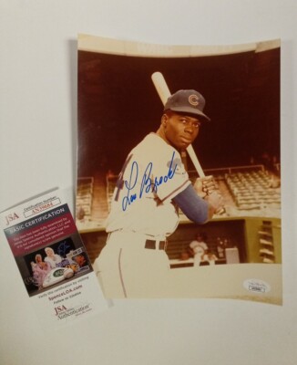 Lou Brock Signed Autograph Color 8x10 Photo JSA Certified -1# | eBay